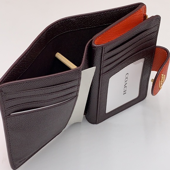 Coach | Bags | Coach Medium Corner Zip Wallet Gold Mango | Poshmark